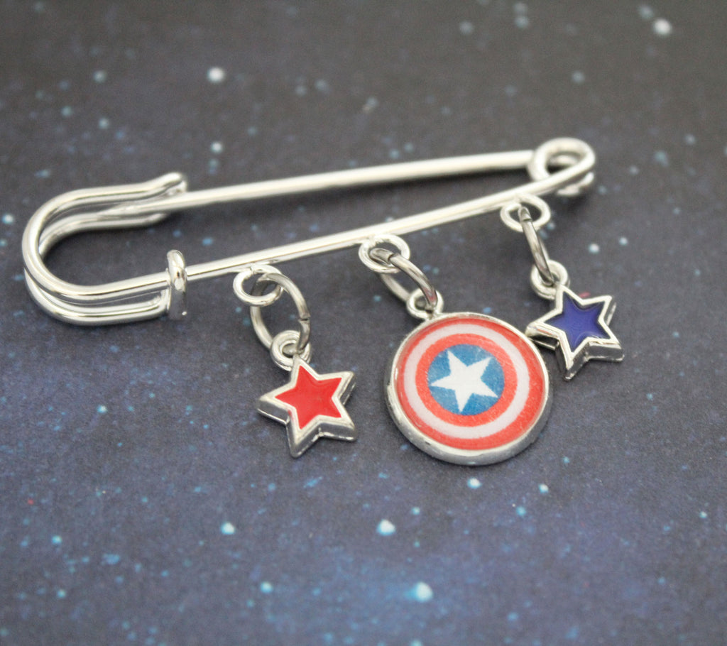 Cap Safety Pin Style Pin – BombDotComGeekery